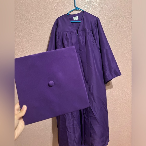 Jostens | Other | Graduation Cap And Gown Purple | Poshmark